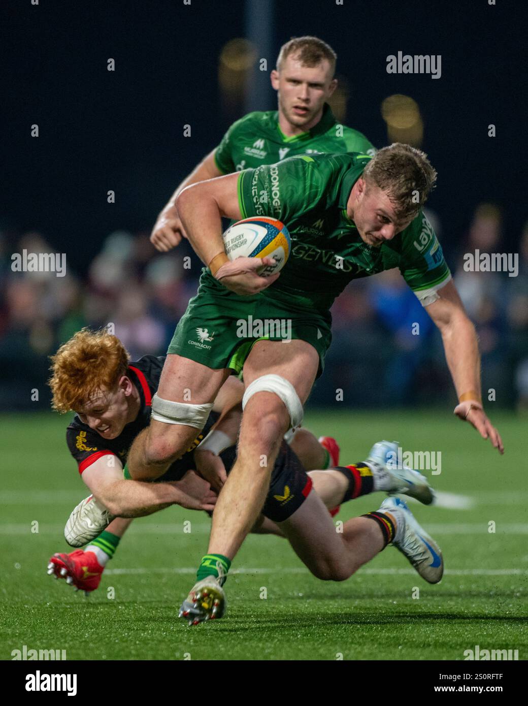 Galway, Ireland. 29th Dec, 2024. Cian Prendergast of Connacht and Rory ...