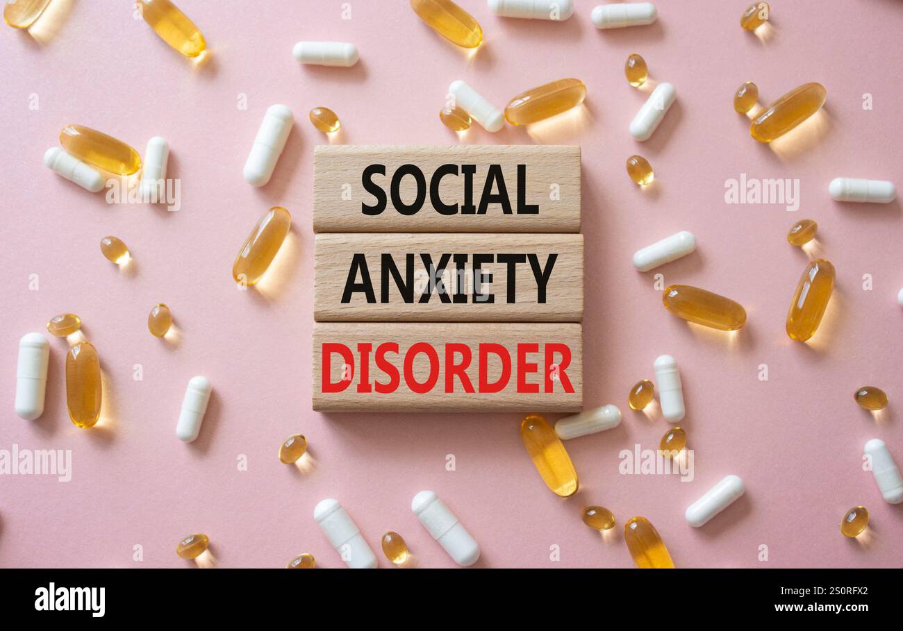 Social Anxiety Disorder symbol. Concept words Social Anxiety Disorder ...