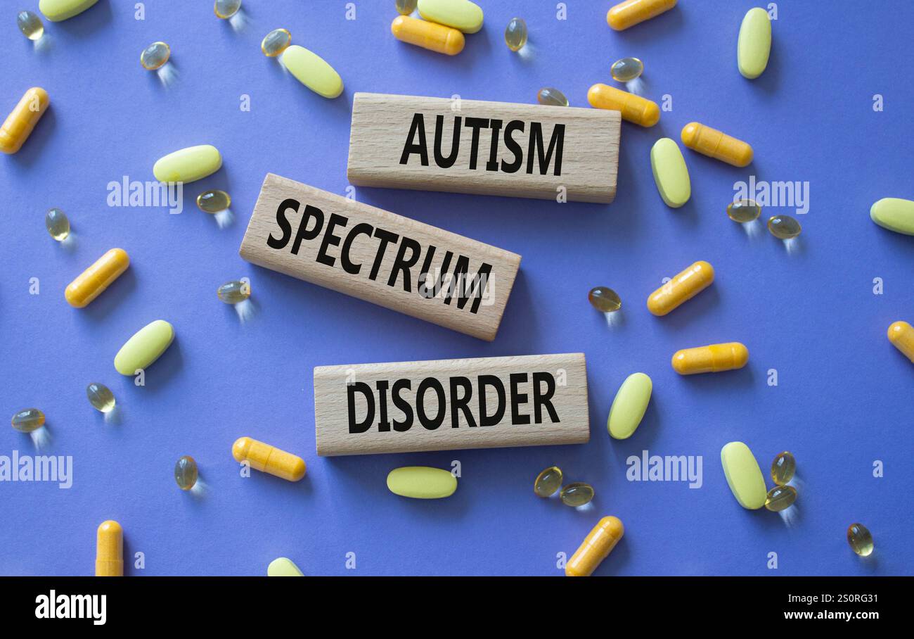 Autism Spectrum Disorder symbol. Concept word Autism Spectrum Disorder ...