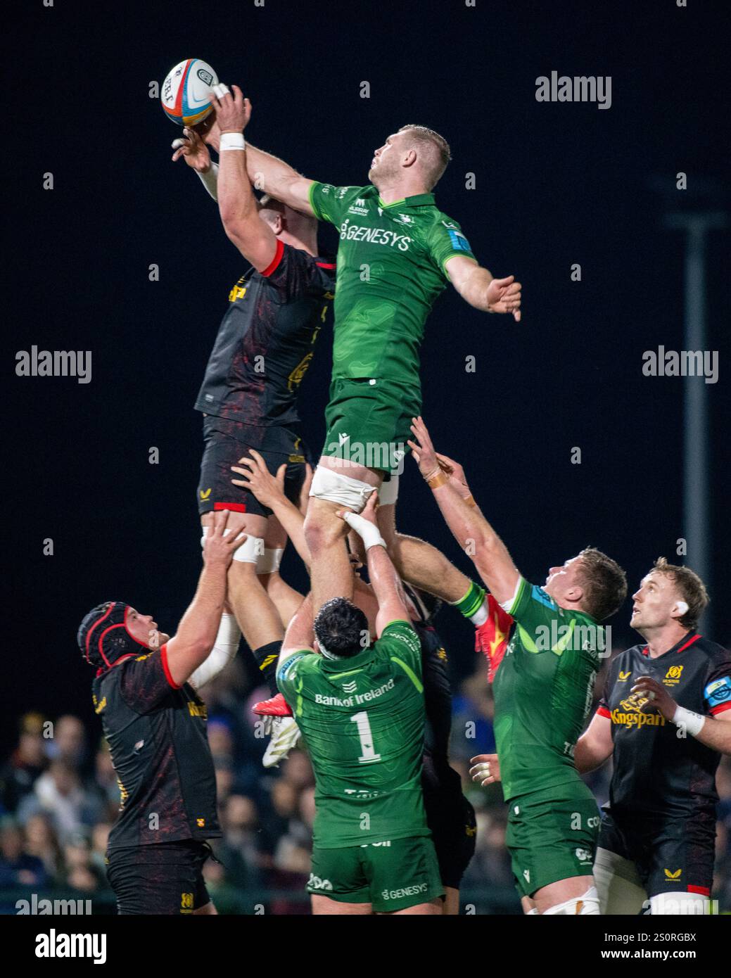 Galway, Ireland. 29th Dec, 2024. Darragh Murray of Connacht in action ...