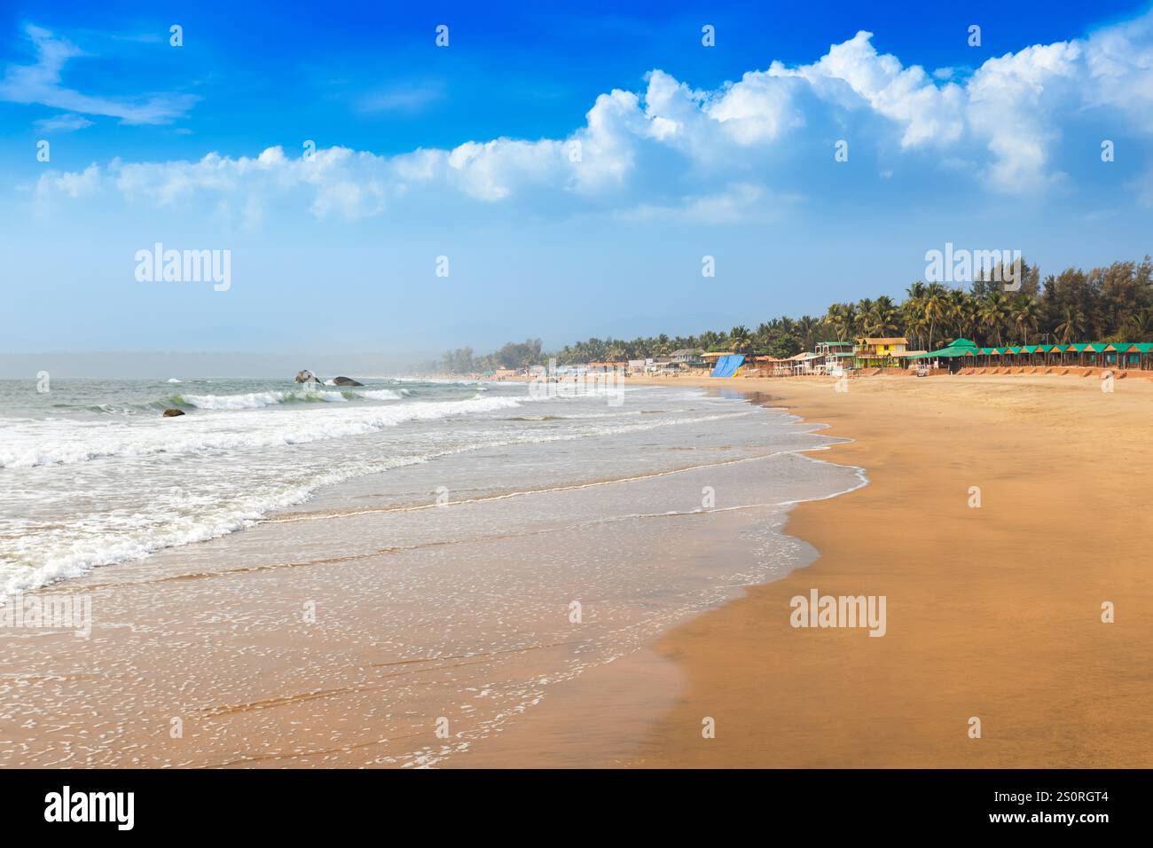 Beauty Agonda Beach. Agonda Beach is a public beach located near the ...