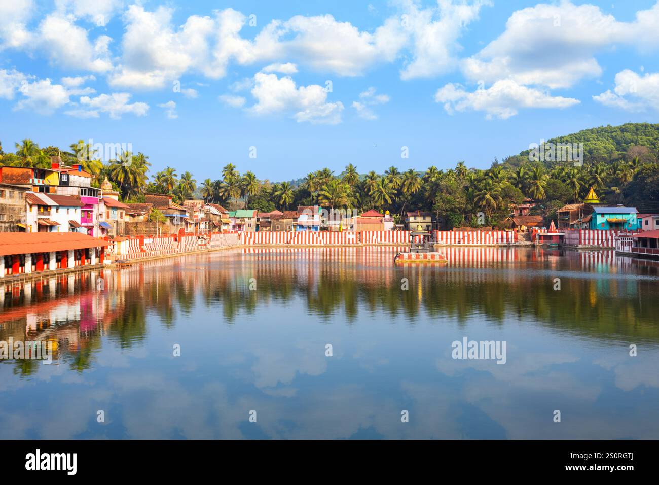 Kotitheertha or Koti Tirtha temple pond in Gokarna. Gokarna is the ...