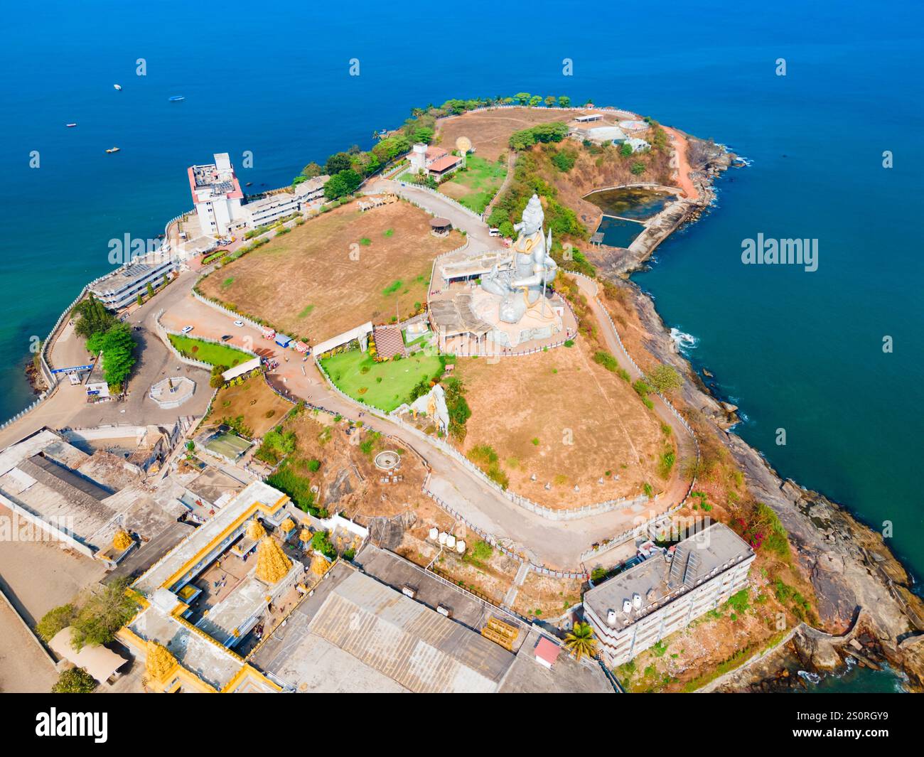 Murdeshwar, India - March 17, 2023: Lord Shiva statue at the ...