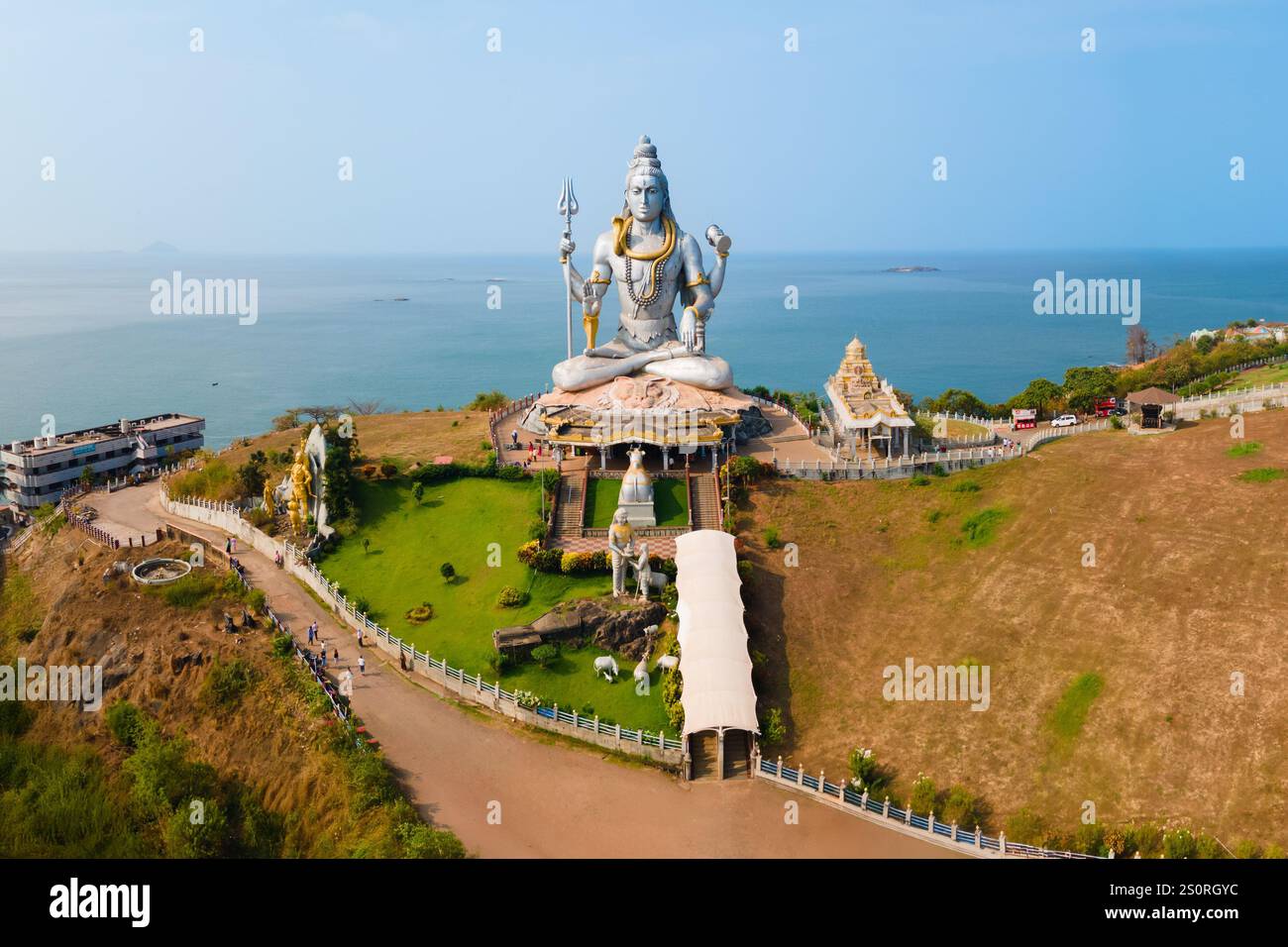Murdeshwar, India - March 17, 2023: Lord Shiva statue at the ...