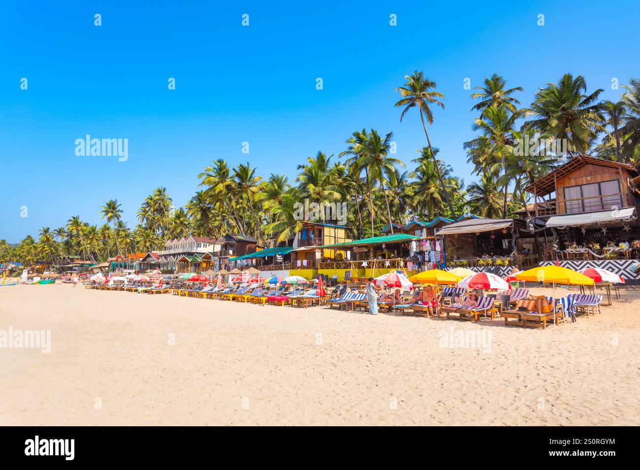 Palolem, India - January 06, 2023: Boats at the Palolem Beach. Palolem ...
