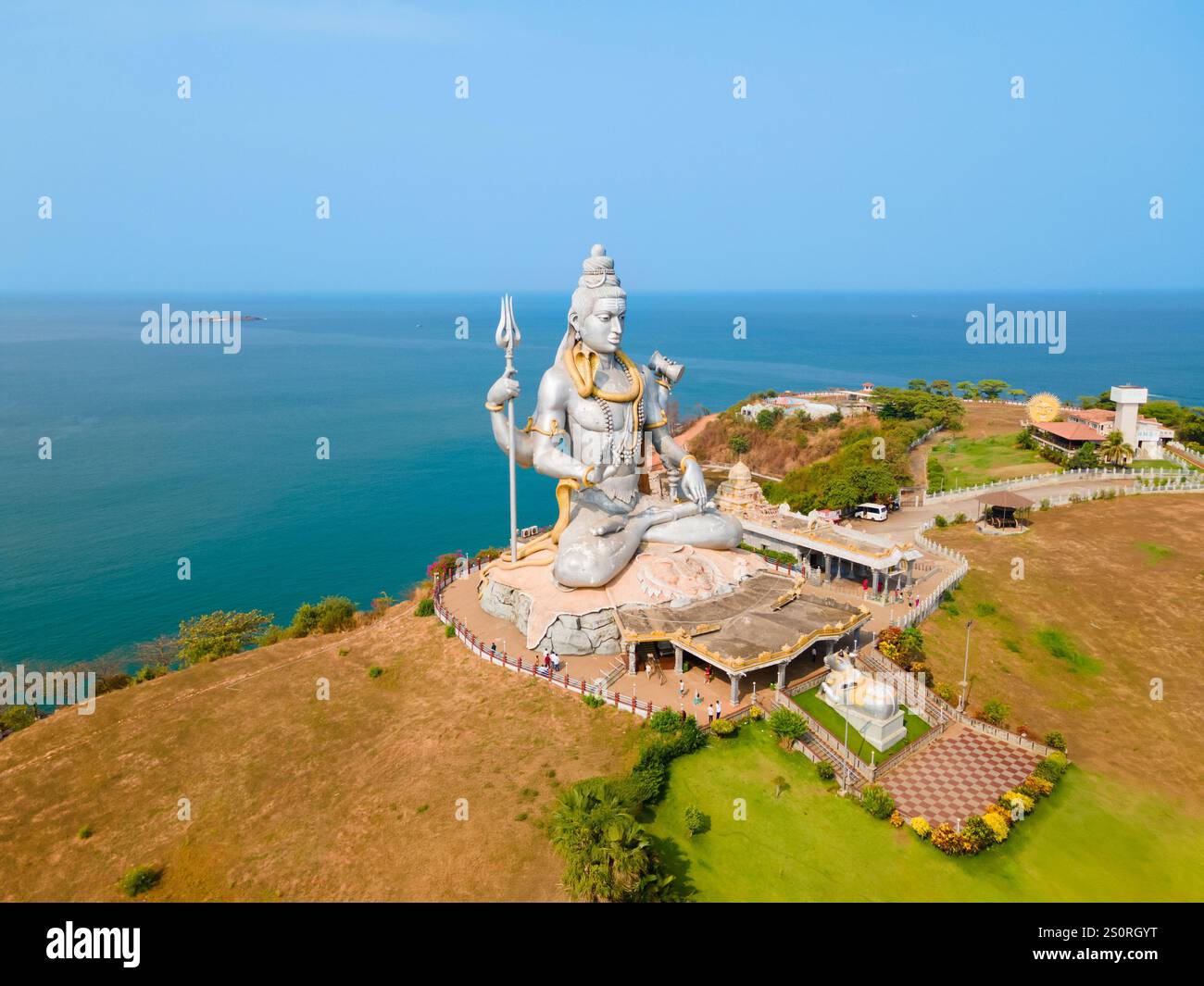 Murdeshwar, India - March 17, 2023: Lord Shiva statue at the ...