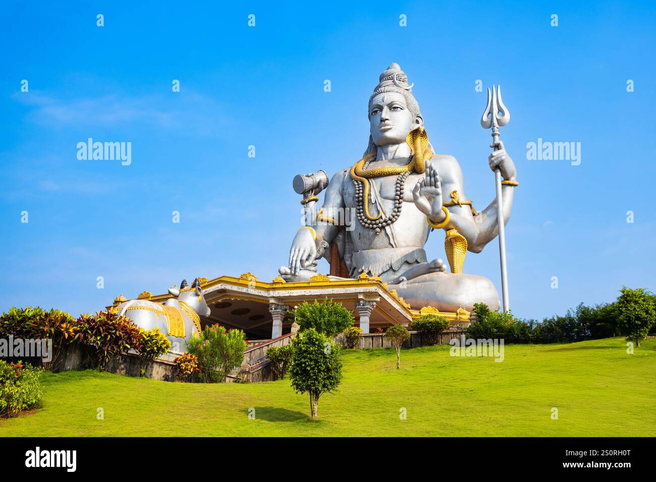 Murdeshwar, India - March 17, 2023: Lord Shiva statue at the ...