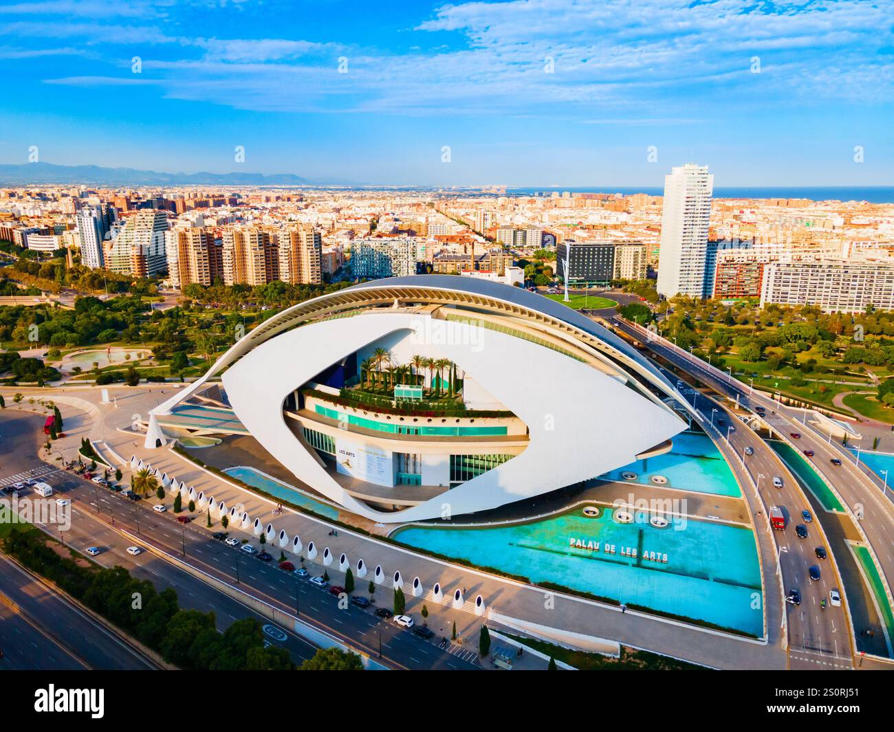 Valencia, Spain - October 15, 2021: Palau de les Arts Reina Sofia or ...