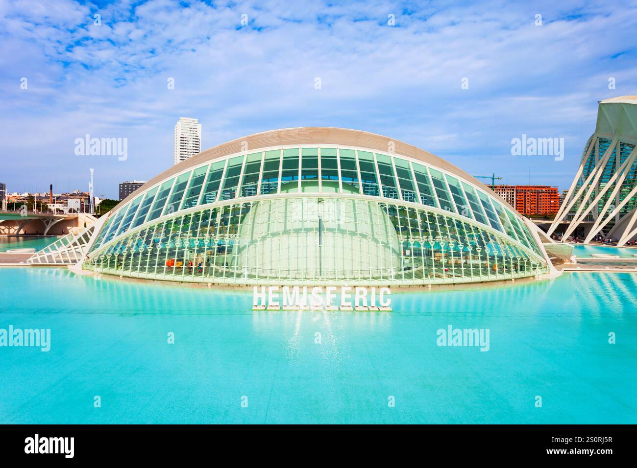 Valencia, Spain - October 16, 2021: Hemisferic is an IMAX Cinema ...