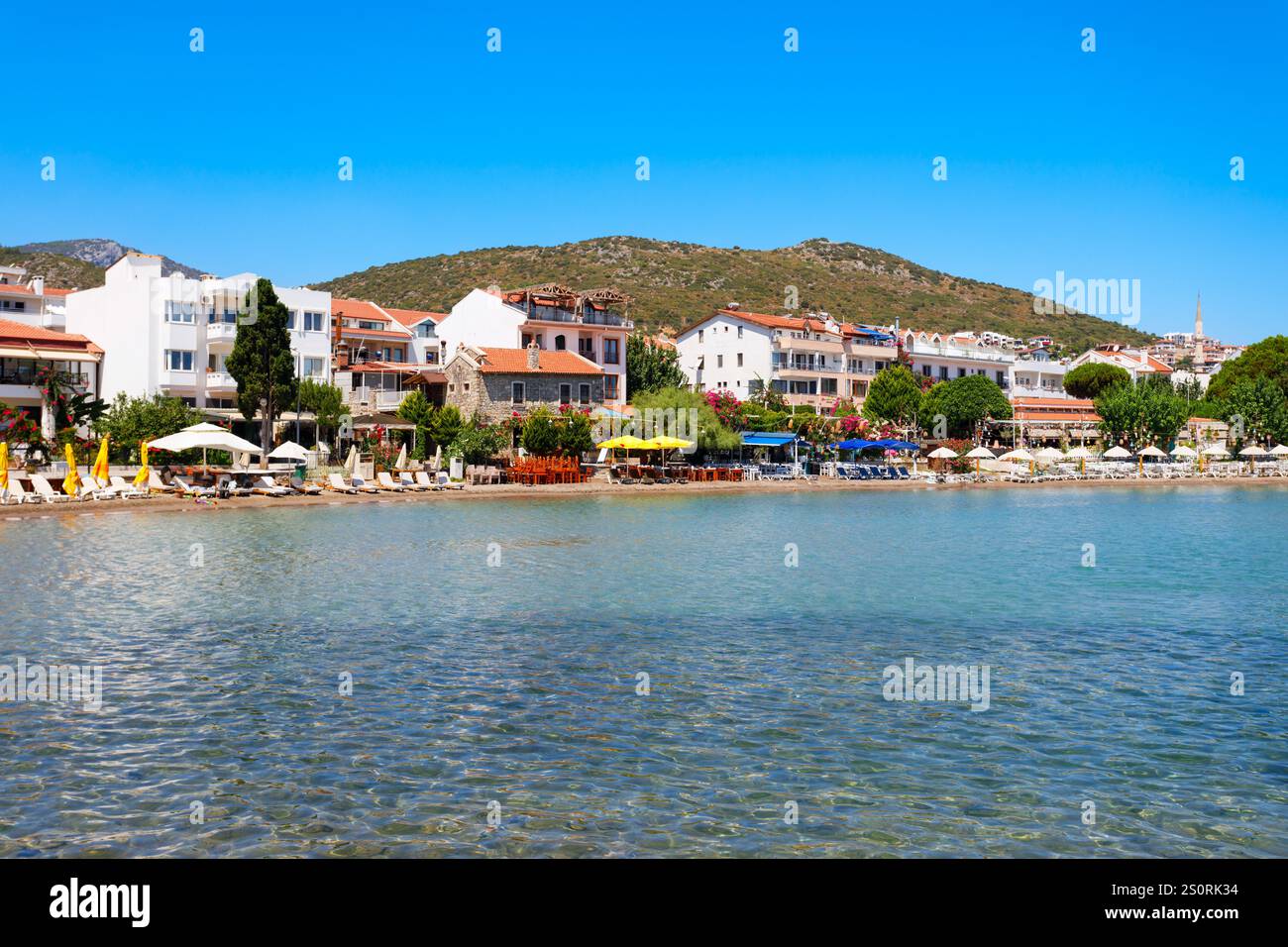 Datca city beach. Datca is a town near Marmaris city in Mugla Province ...