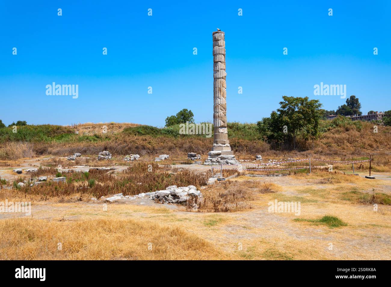 The Temple of Artemis or the Temple of Diana ruins at the Ephesus ...