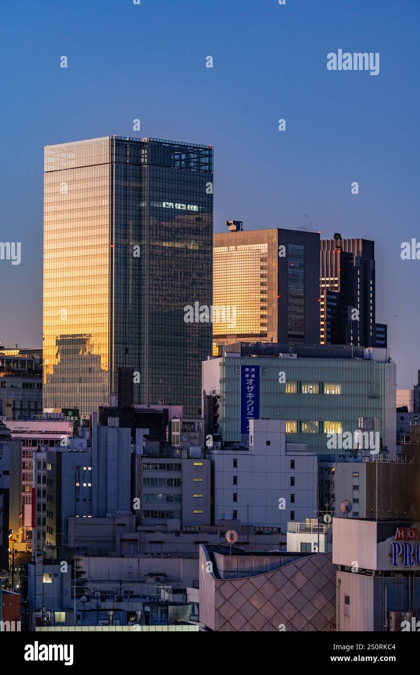 Tokyo, Japann - 15 December 2024 - View of the highrise buildings ...