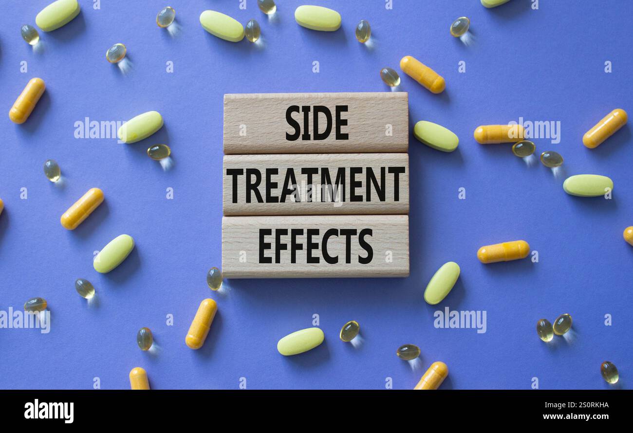 Side Treatment Effects symbol. Concept words Side Treatment Effects on ...