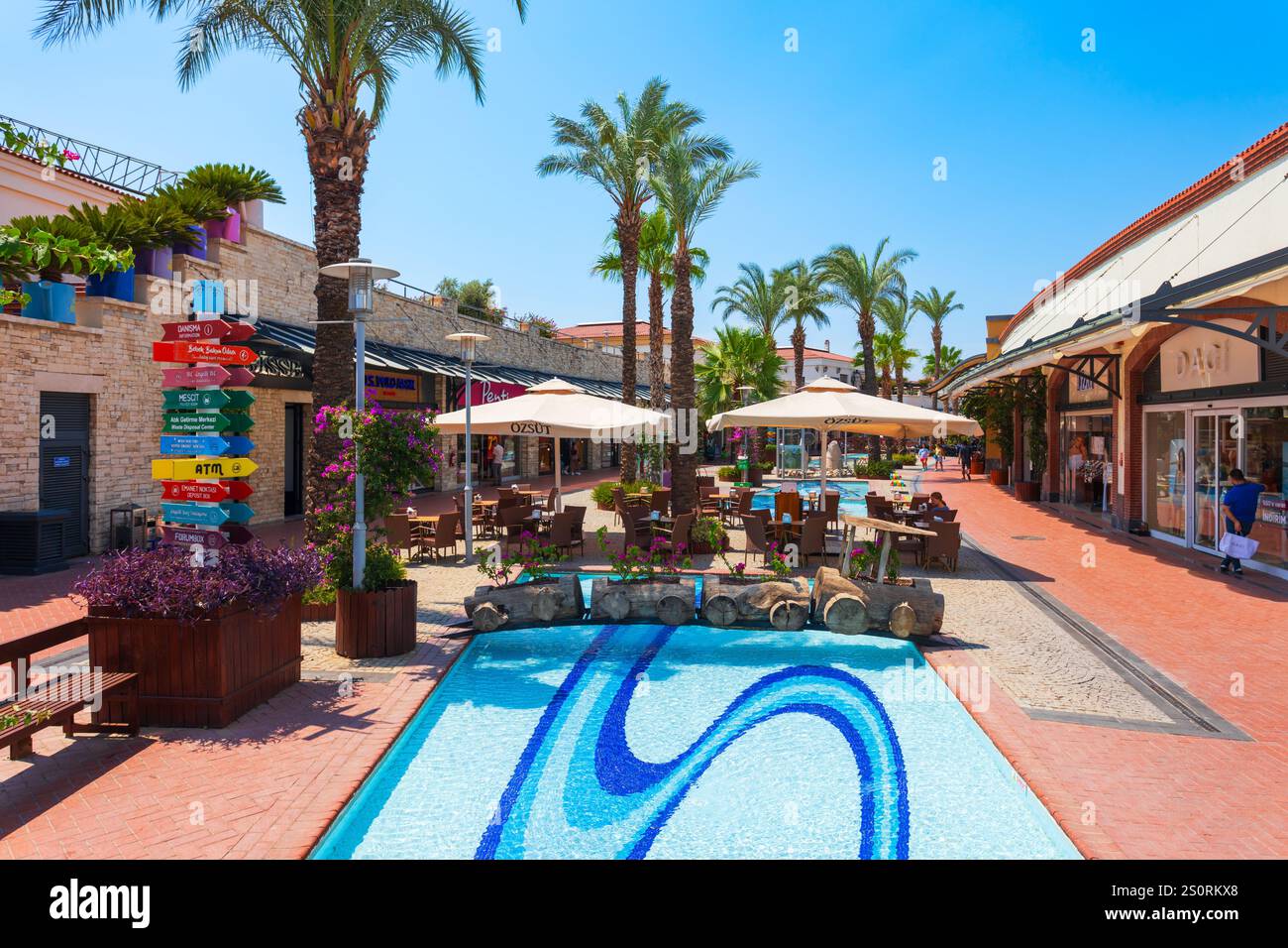 Izmir, Turkey - August 08, 2022: Forum Bornova Mall is the first open ...