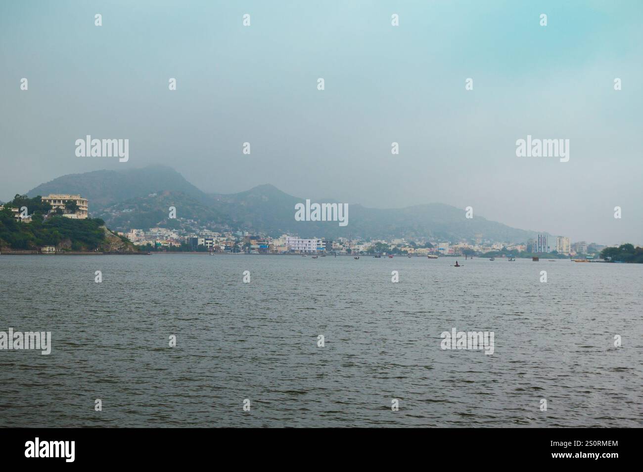 Anasagar Lake in Ajmer. Ajmer is one of the oldest cities in Rajasthan ...