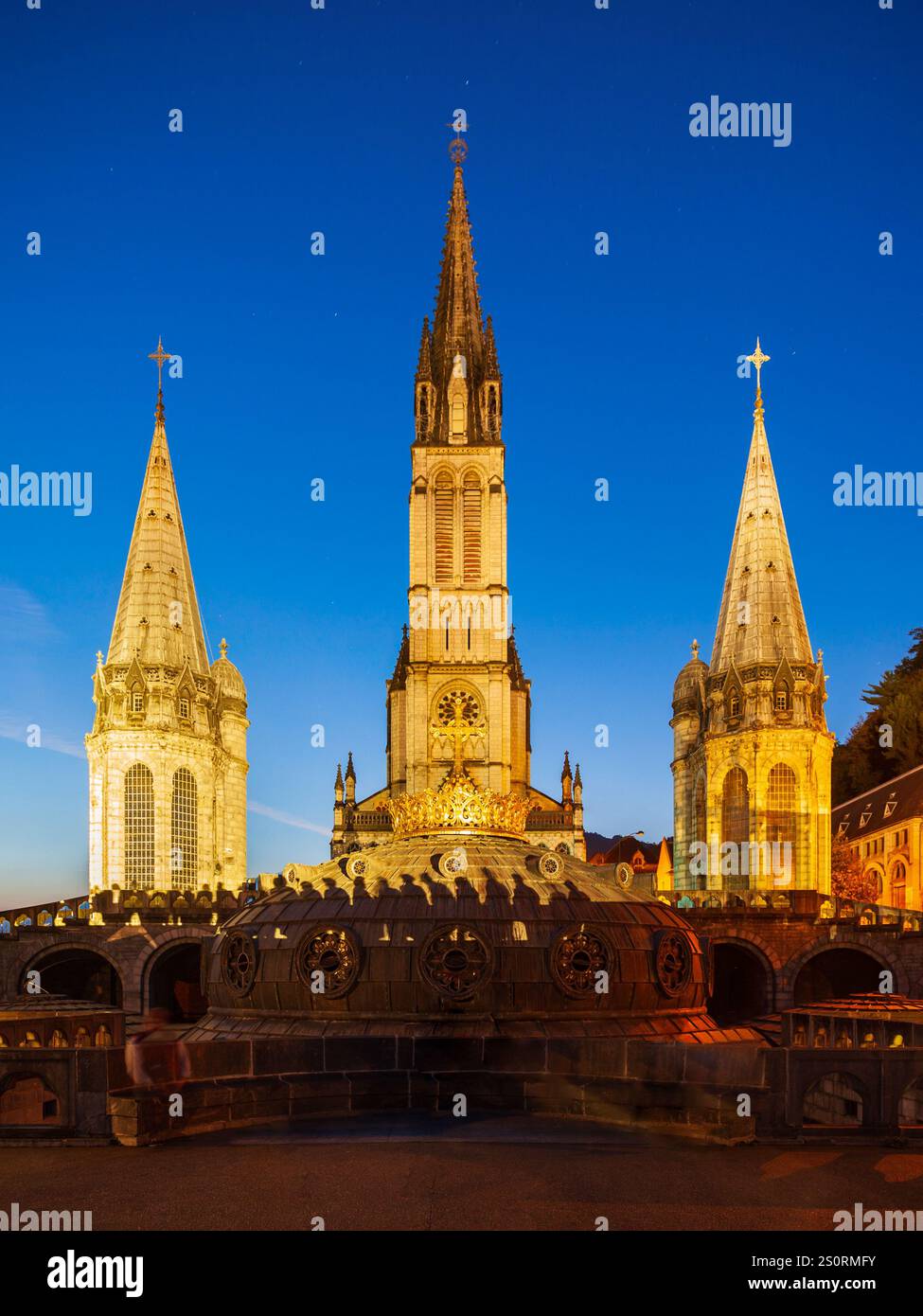 Sanctuary of Our Lady of Lourdes is a roman catholic church in Lourdes ...