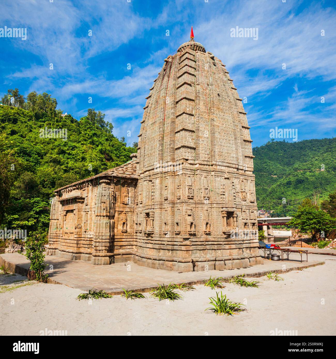 Panchbakhtar Temple is a hindu in Mandi town, Himachal Pradesh state in ...