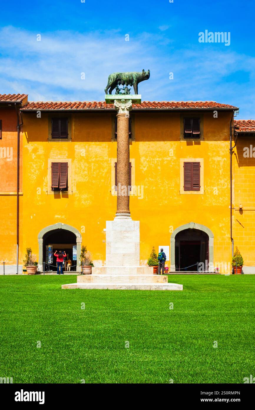 The Capitoline Wolf or Lupa Capitolina is a bronze sculpture near the ...