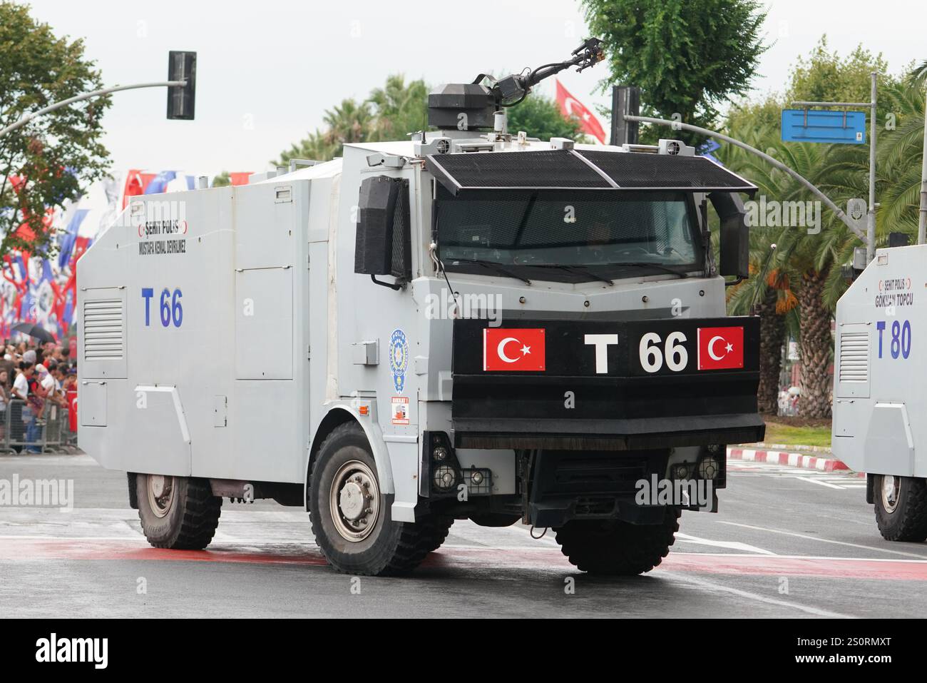 ISTANBUL, TURKIYE - AUGUST 30, 2024: Police vehicle parade during ...