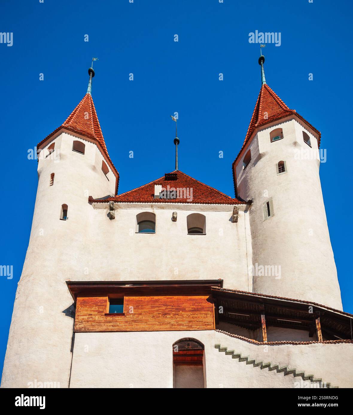 Schloss Thun Castle is a medieval castle in Thun city in Bern canton of ...