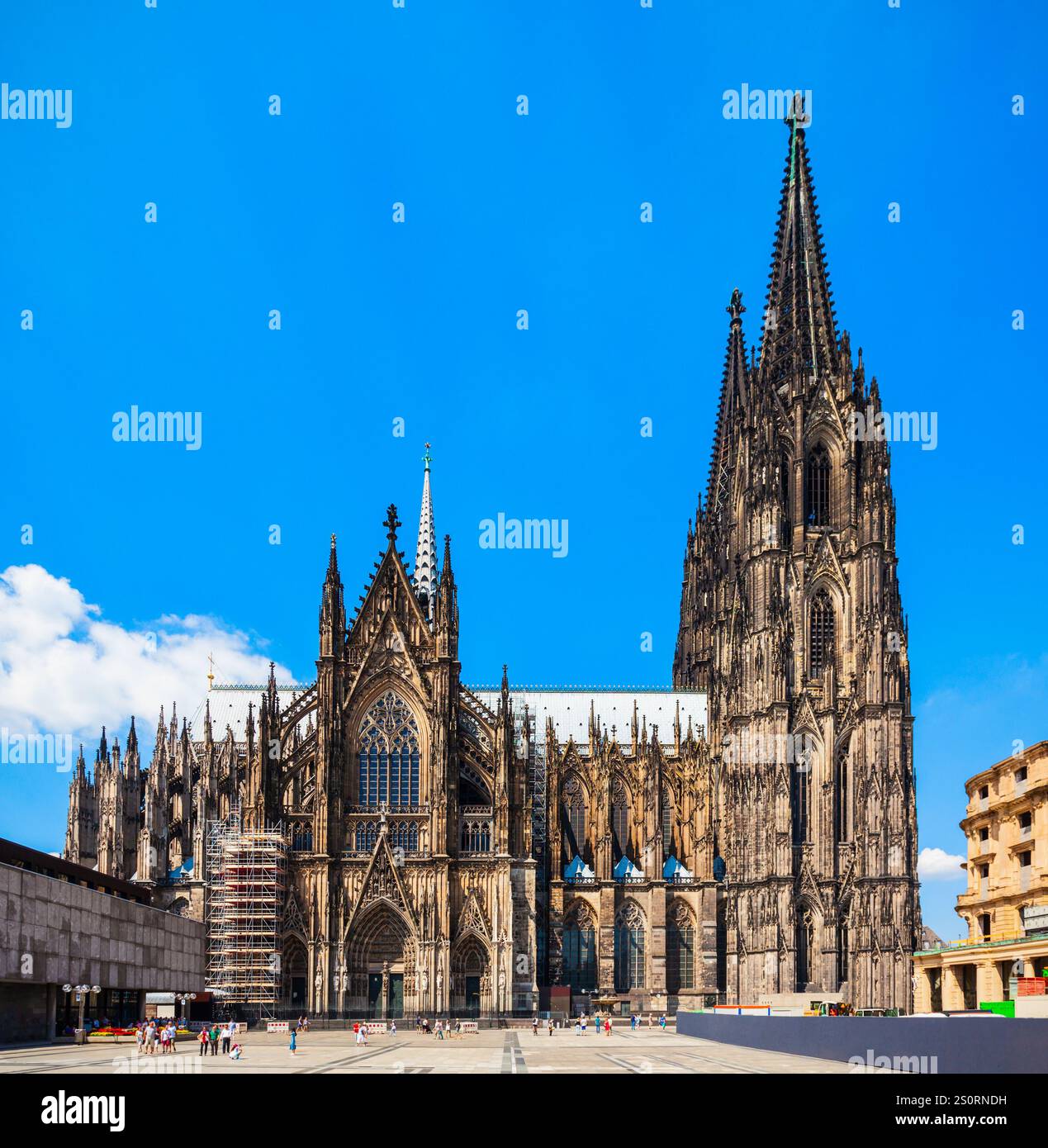 Cologne Cathedral is the main catholic church in Cologne city in ...