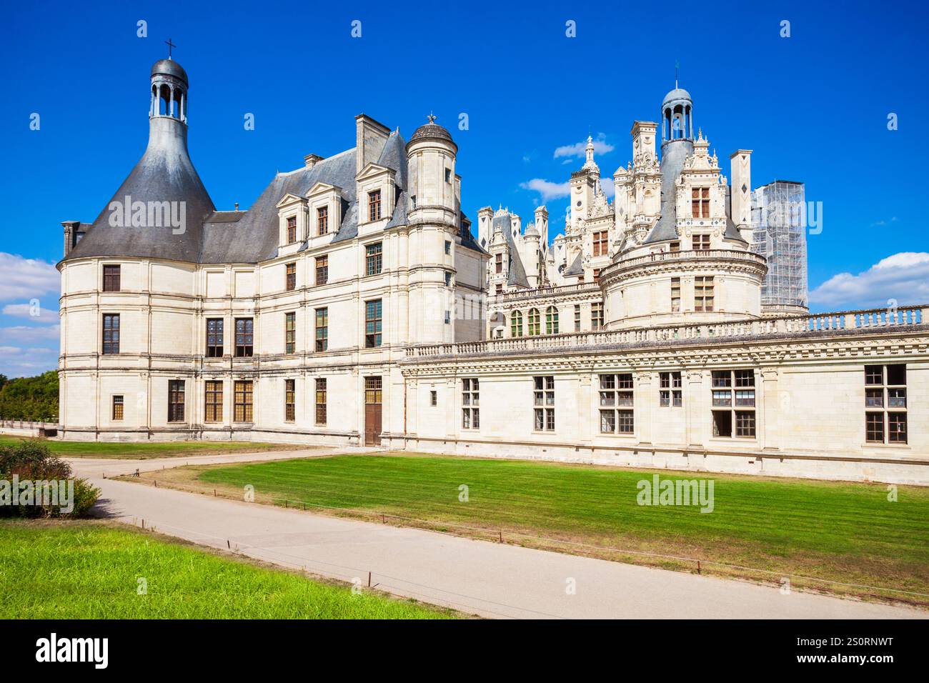 Chateau de Chambord is the largest castle in the Loire valley, France ...
