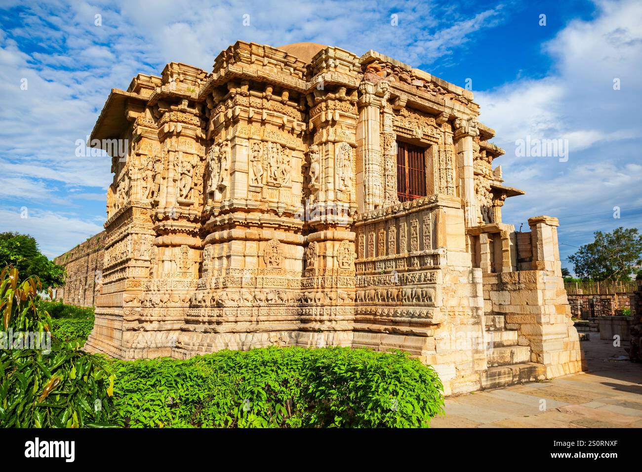 Shani Deity Temple in Chittor Fort in Chittorgarh city, Rajasthan state ...