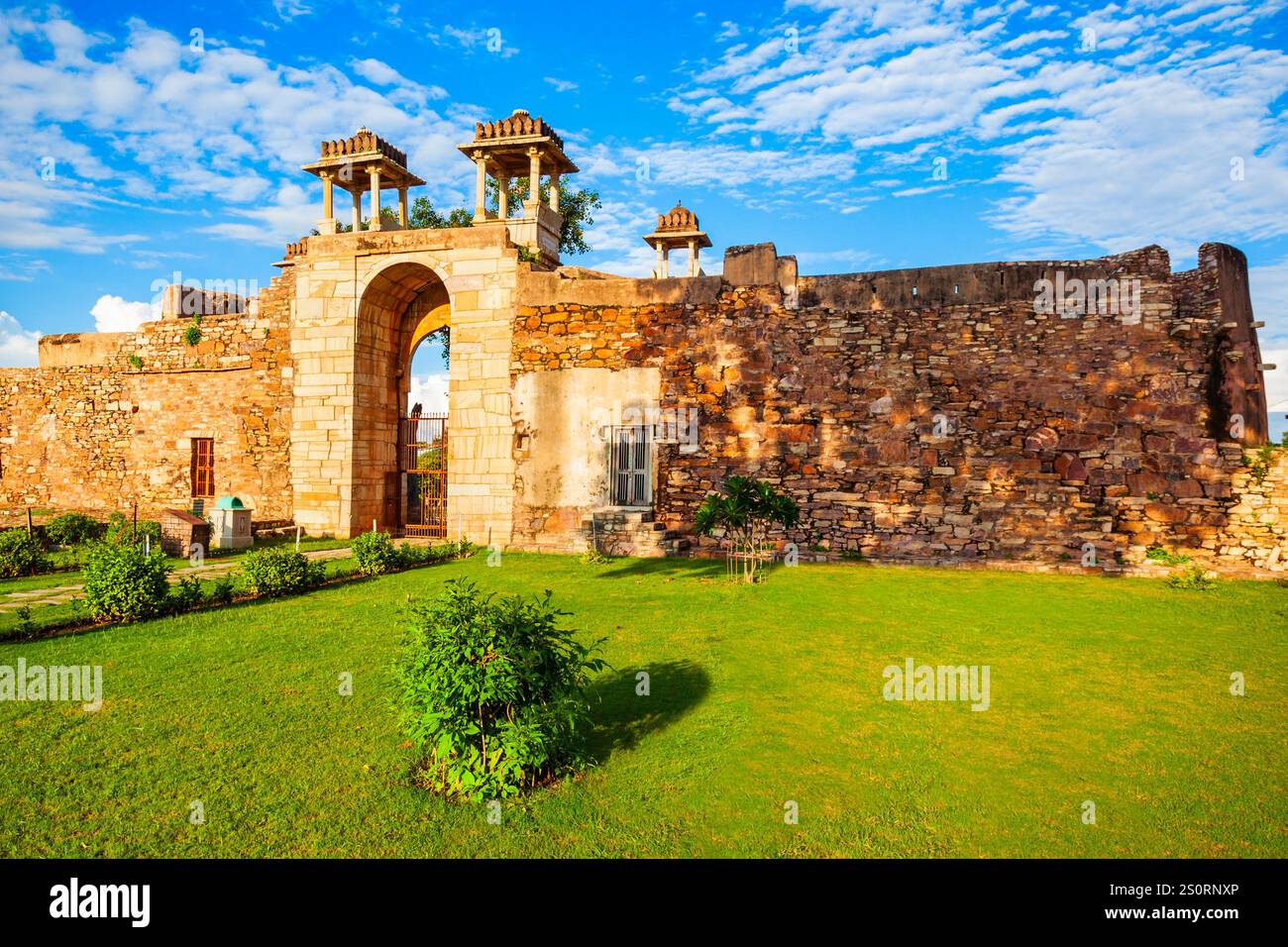 Rana Ratan Palace in Chittor Fort in Chittorgarh city, Rajasthan state ...