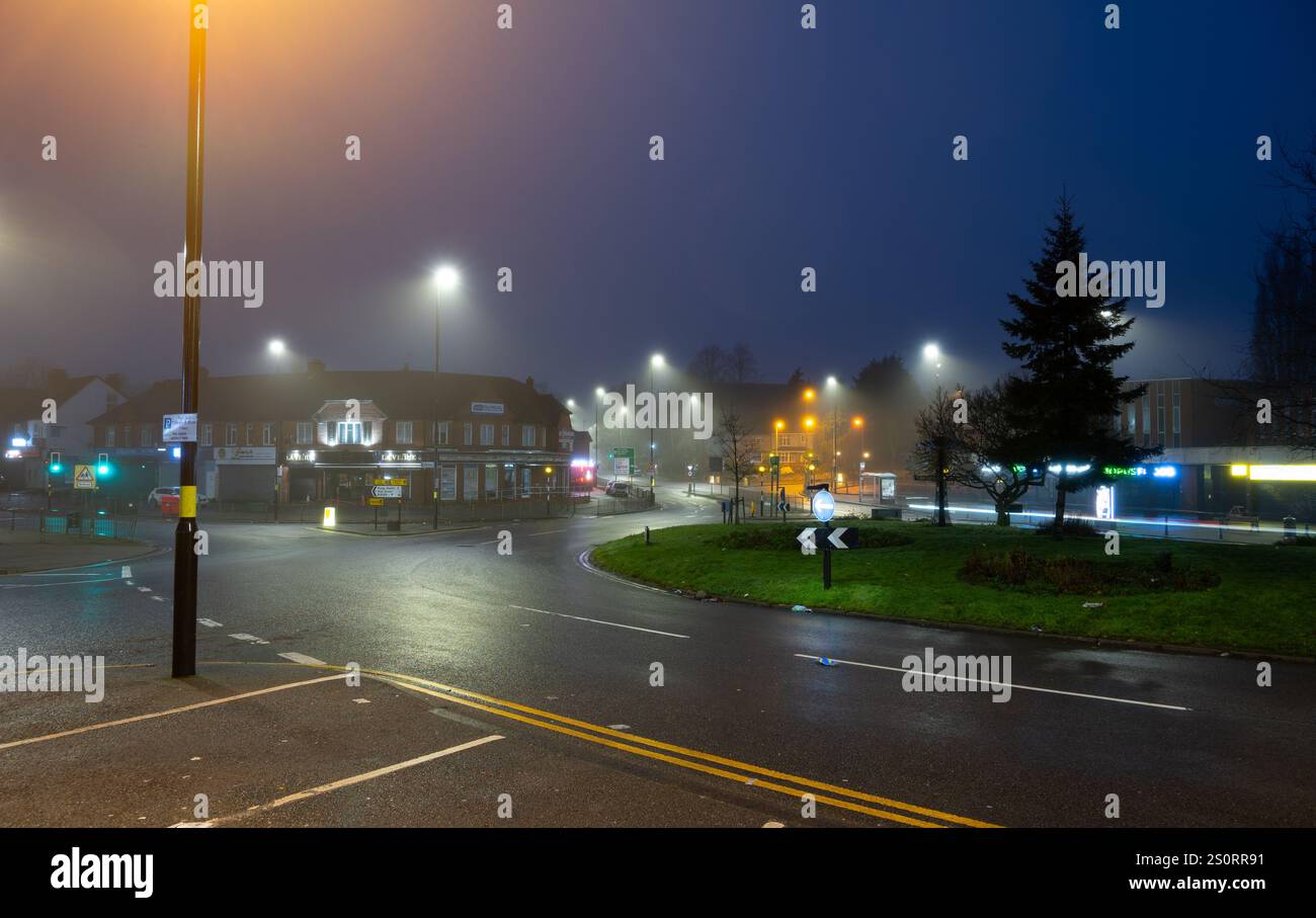 Acocks Green at night, Birmingham, West Midlands, England, UK Stock ...