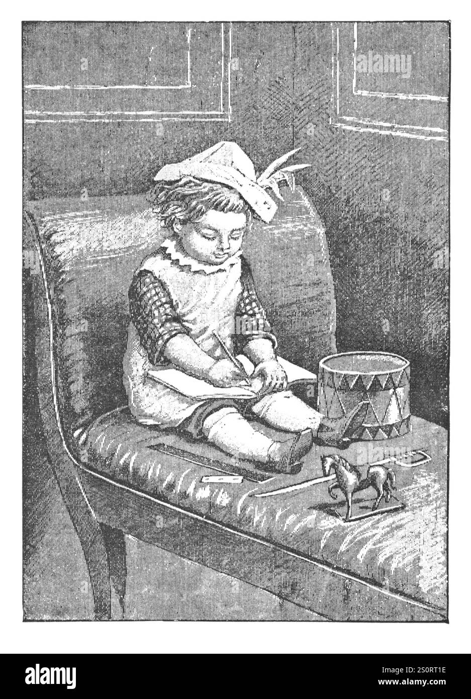 RUSSIA - CIRCA 1902: Illustration taken from an original book "Lecons ...