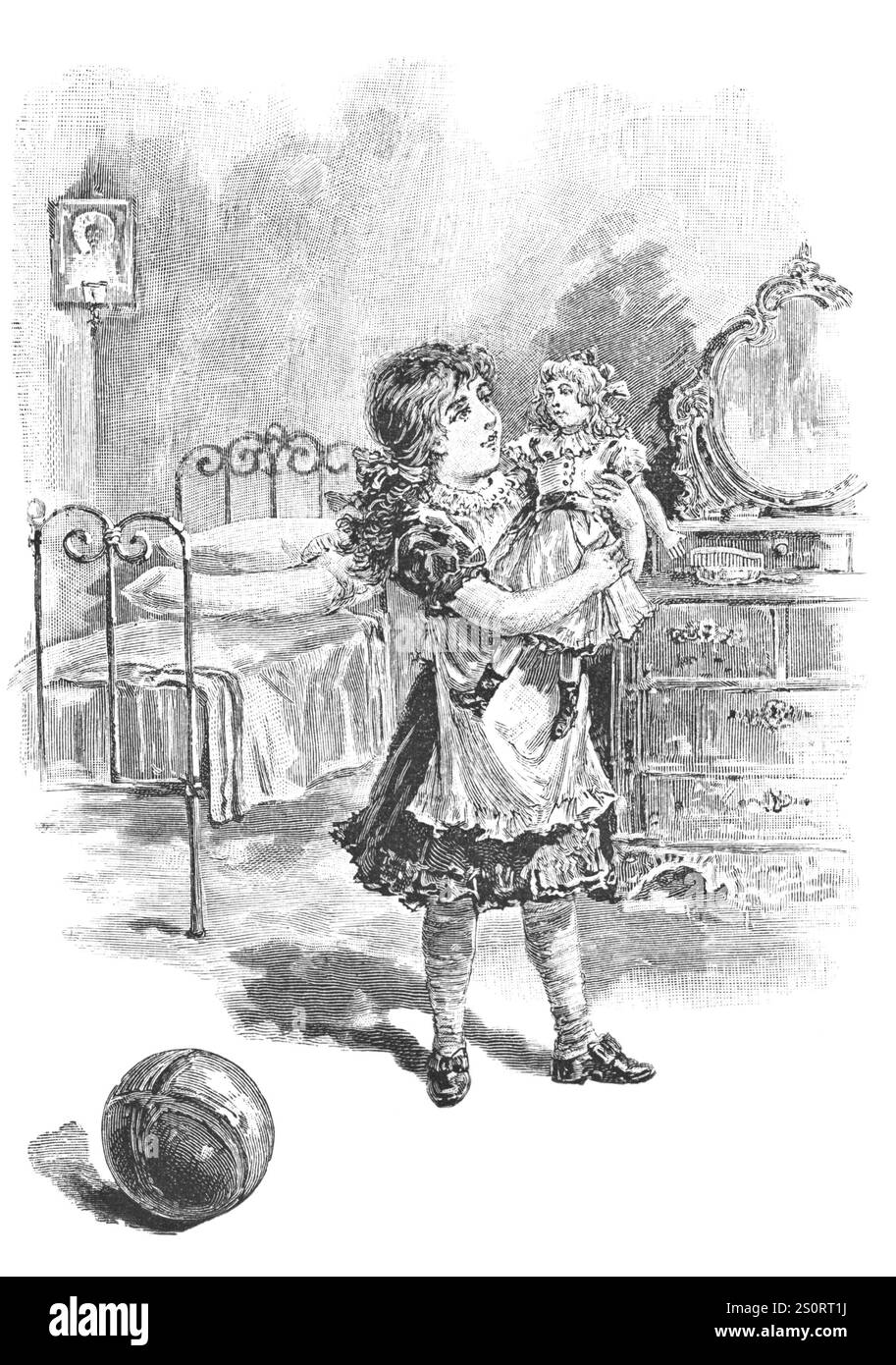 RUSSIA - CIRCA 1902: Illustration taken from an original book "Lecons ...