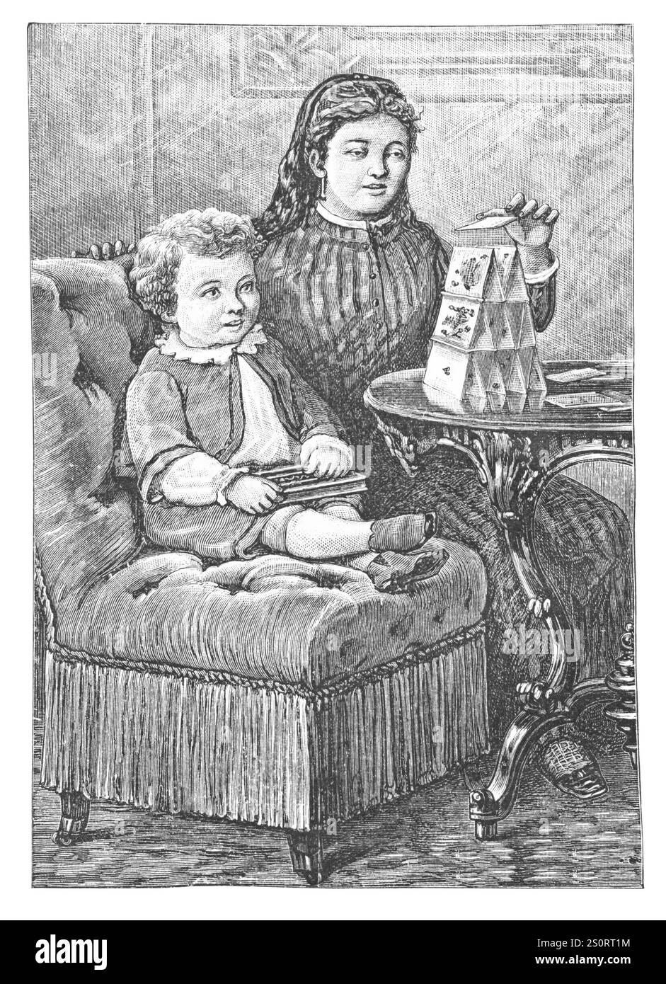 RUSSIA - CIRCA 1902: Illustration taken from an original book "Lecons ...