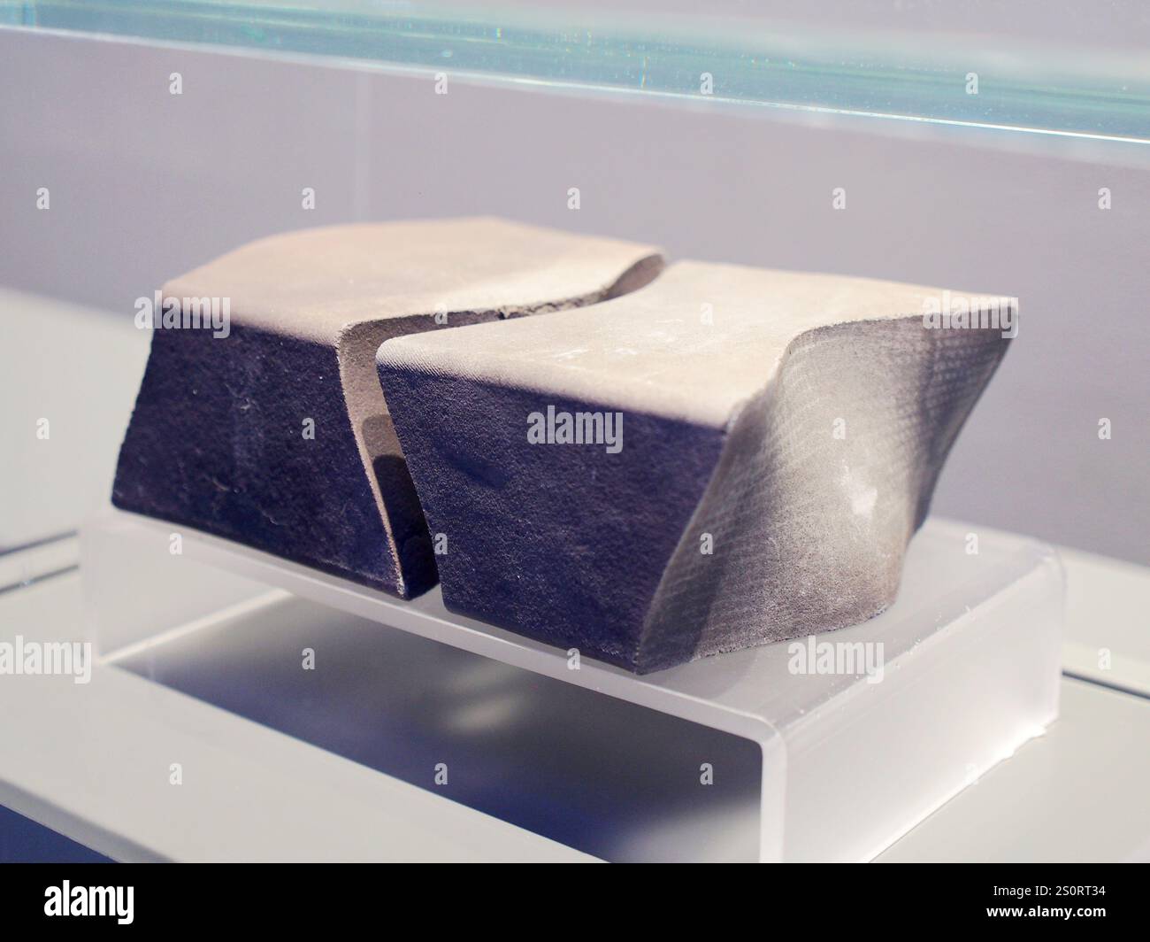 BEIJING, CHINA - DECEMBER 29, 2024 - "Lunar soil bricks (made of ...