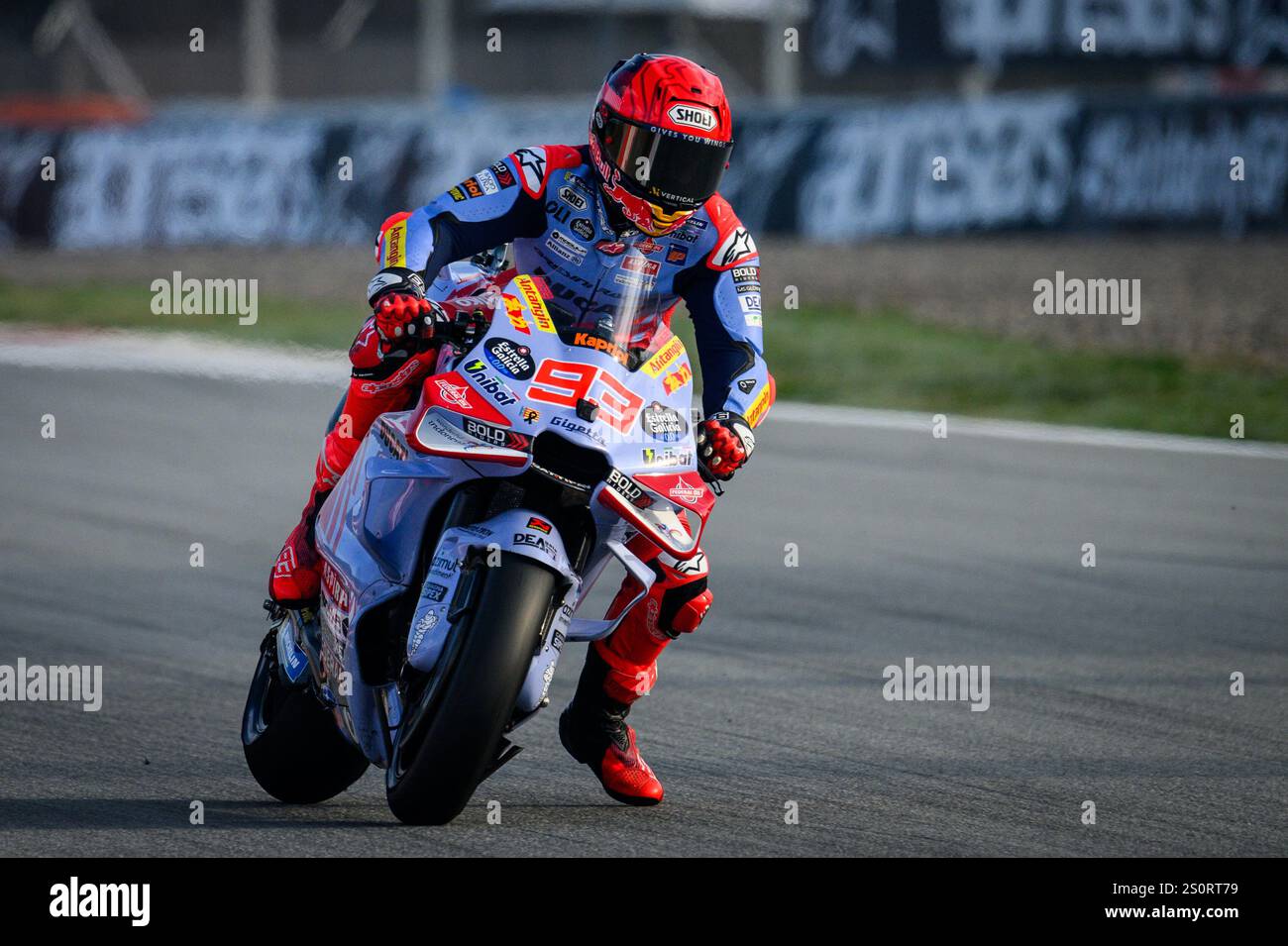 The Spanish rider of the Italian Gressini Racing team Marc Marquez ...