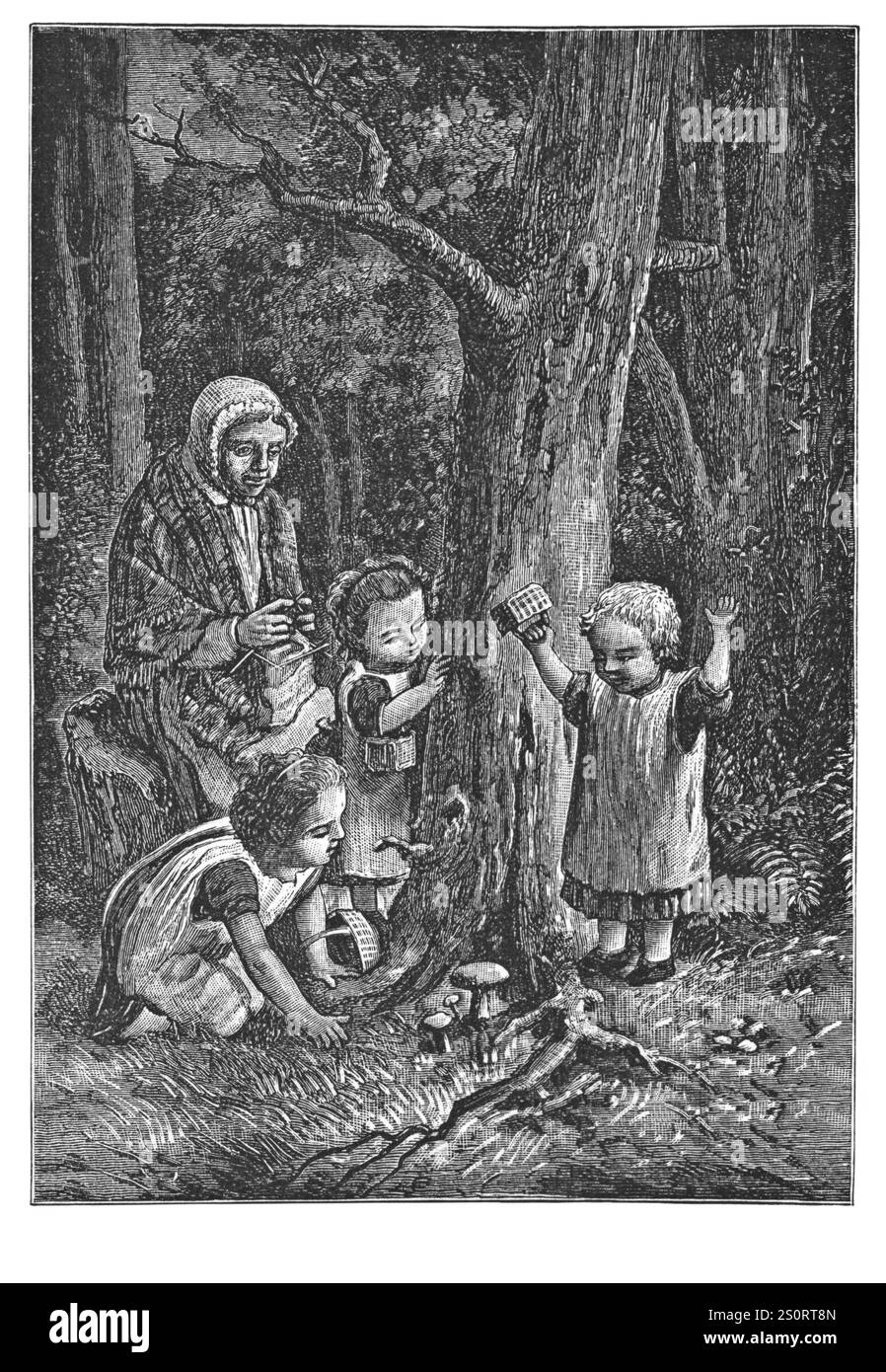 RUSSIA - CIRCA 1902: Illustration taken from a book "Lecons de causerie ...