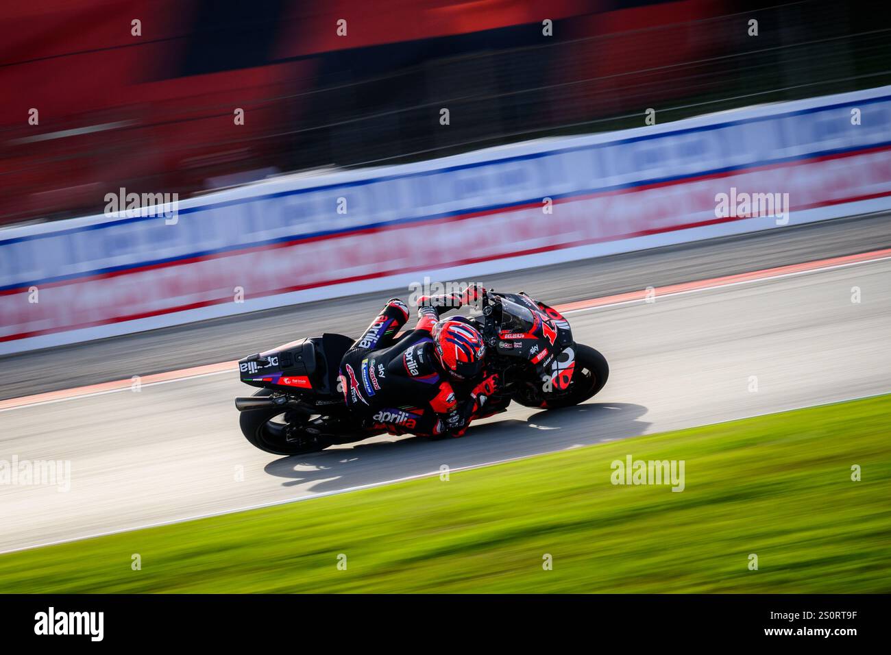 Spanish rider Maverick Viñales of the Aprilia Racing team during the ...