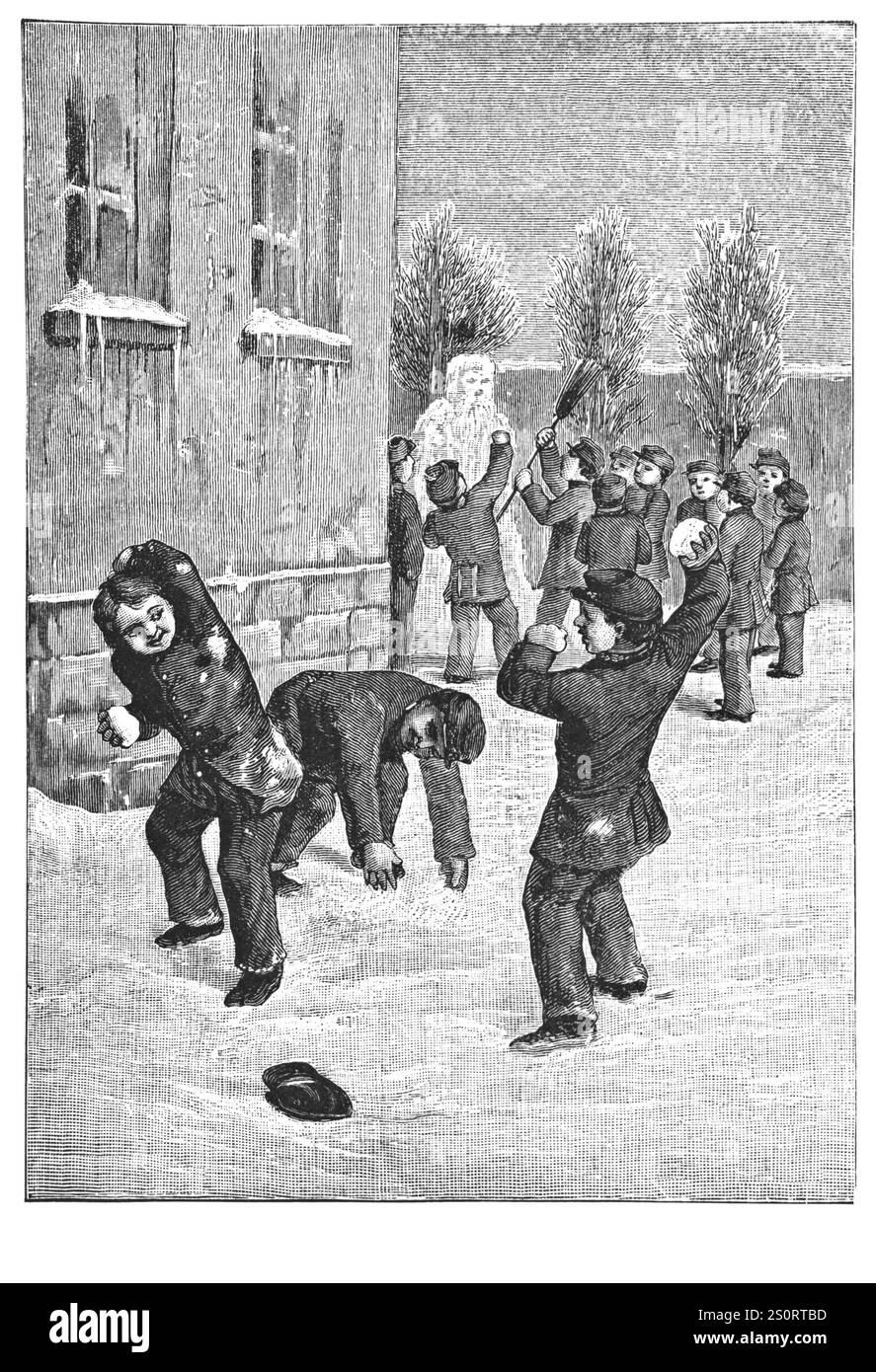 RUSSIA - CIRCA 1902: Illustration taken from a book "Lecons de causerie ...