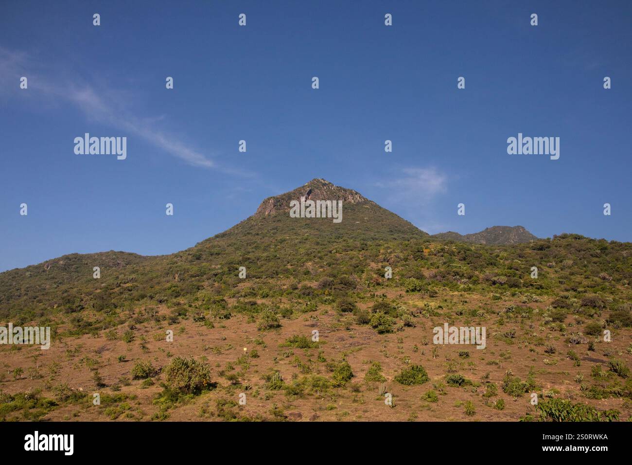 Monte Picacho is a sacred mountain in Teotitlan del Valle in the Oaxaca ...