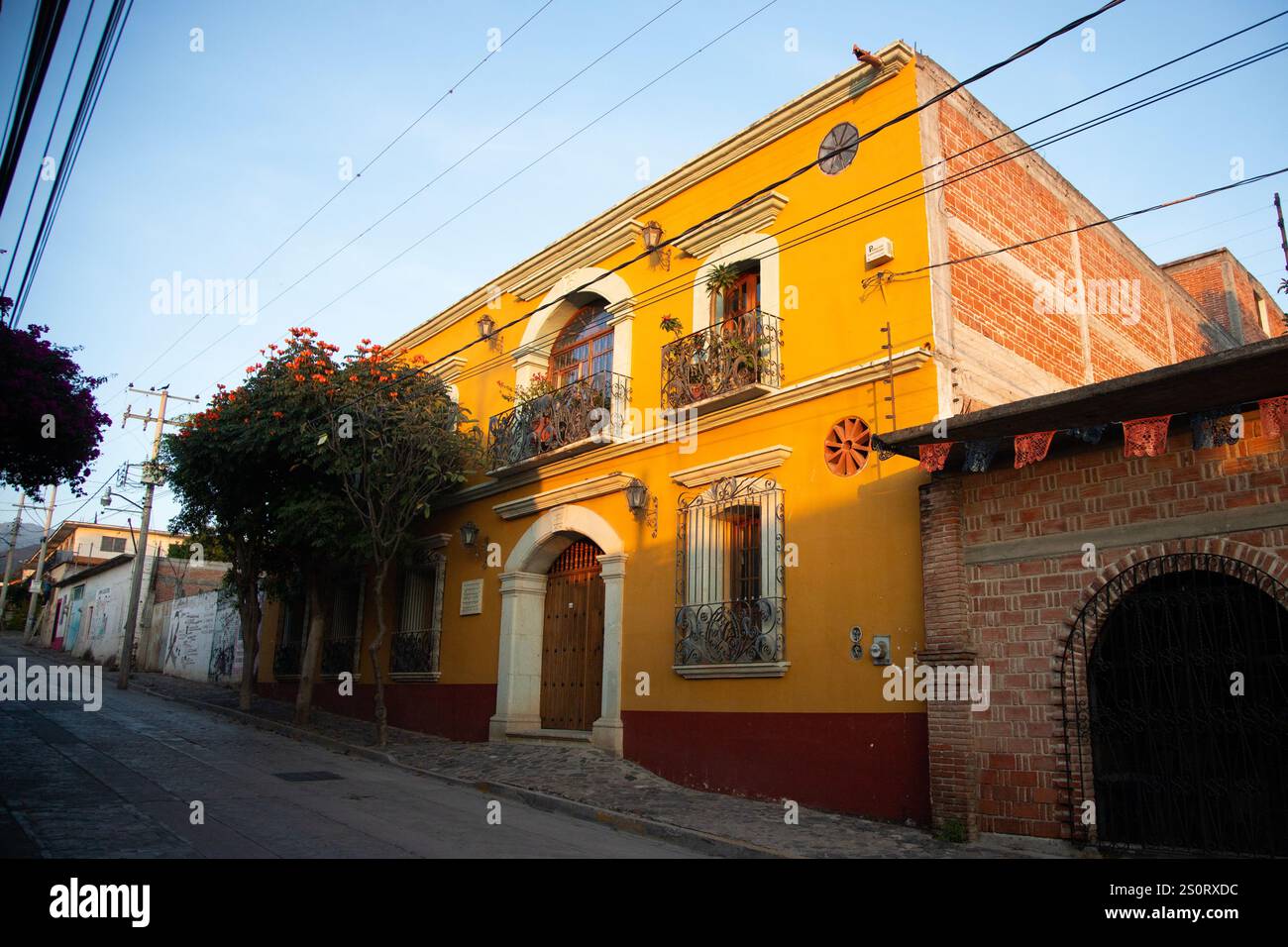 Teotitlan del Valle, Oaxaca Mexico; November 1st 2024: Streets and ...
