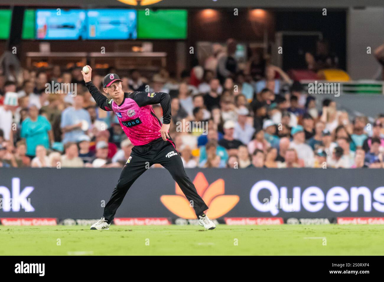Brisbane, Australia. 29th Dec 2024. Jordan Silk of the Sydney Sixers ...