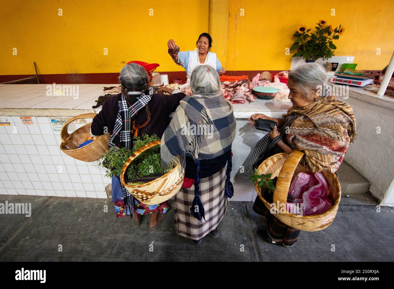 Teotitlan del Valle, Oaxaca Mexico; November 1st 2024: Atmosphere at ...