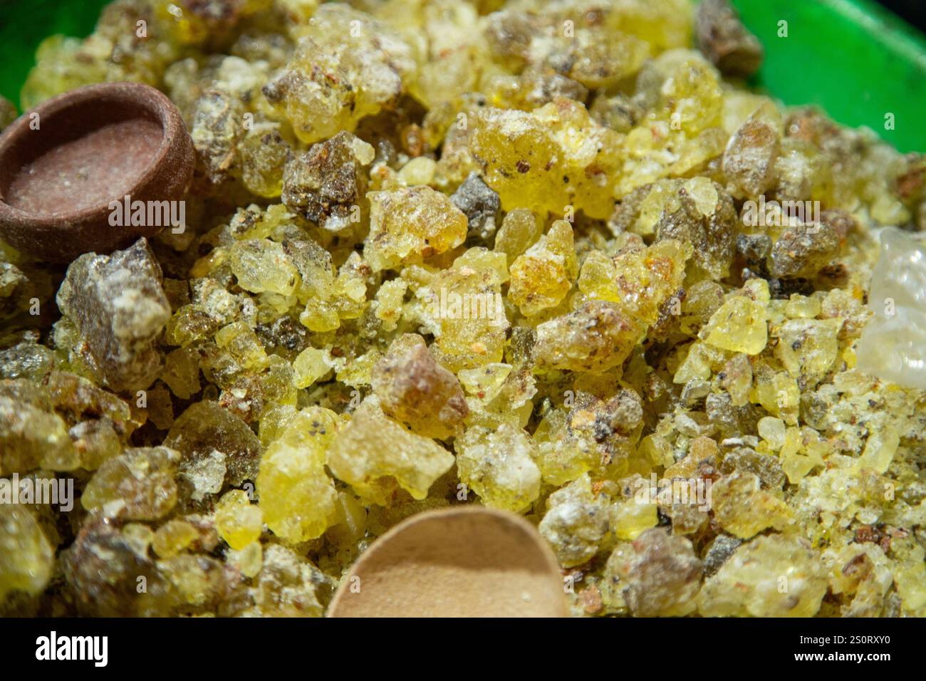 White copal rock incense at a market in Oaxaca, Mexico Stock Photo - Alamy