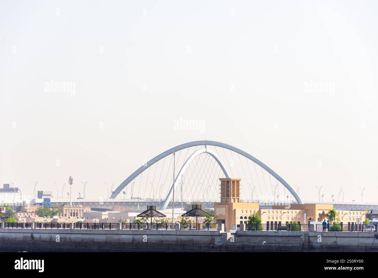 The Infinity Bridge in Dubai City, United Arab Emirates Stock Photo - Alamy