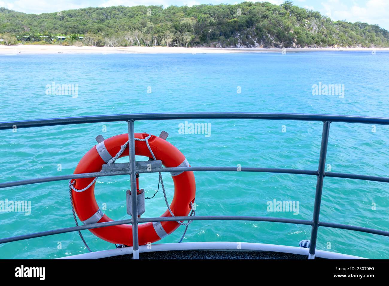 Life ring saver boat rail, safety flotation device, yacht ship ocean ...
