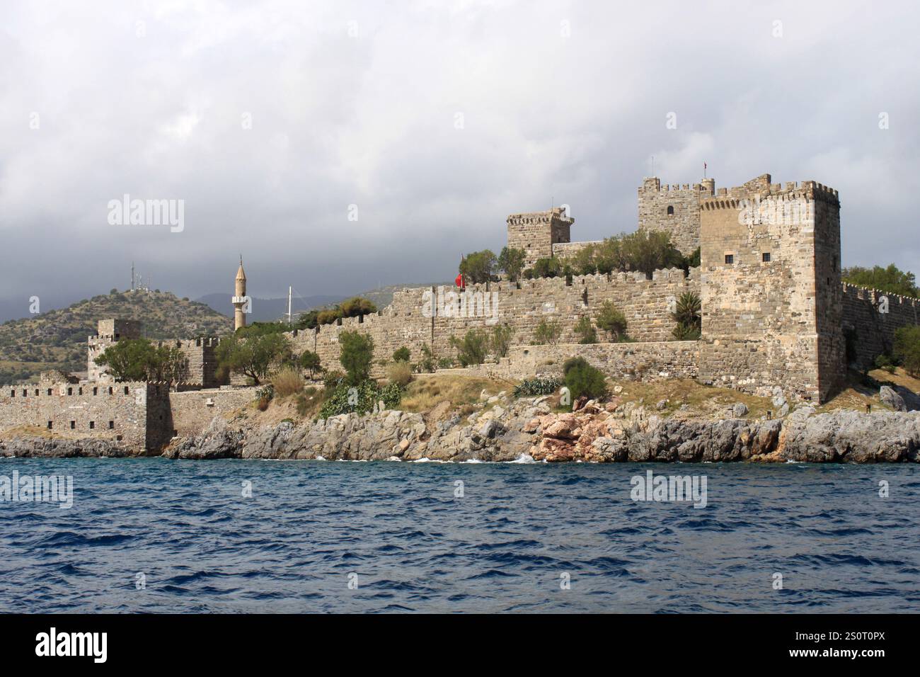 Bodrum Castle in Bodrum Town, Mugla, Turkey Stock Photo - Alamy