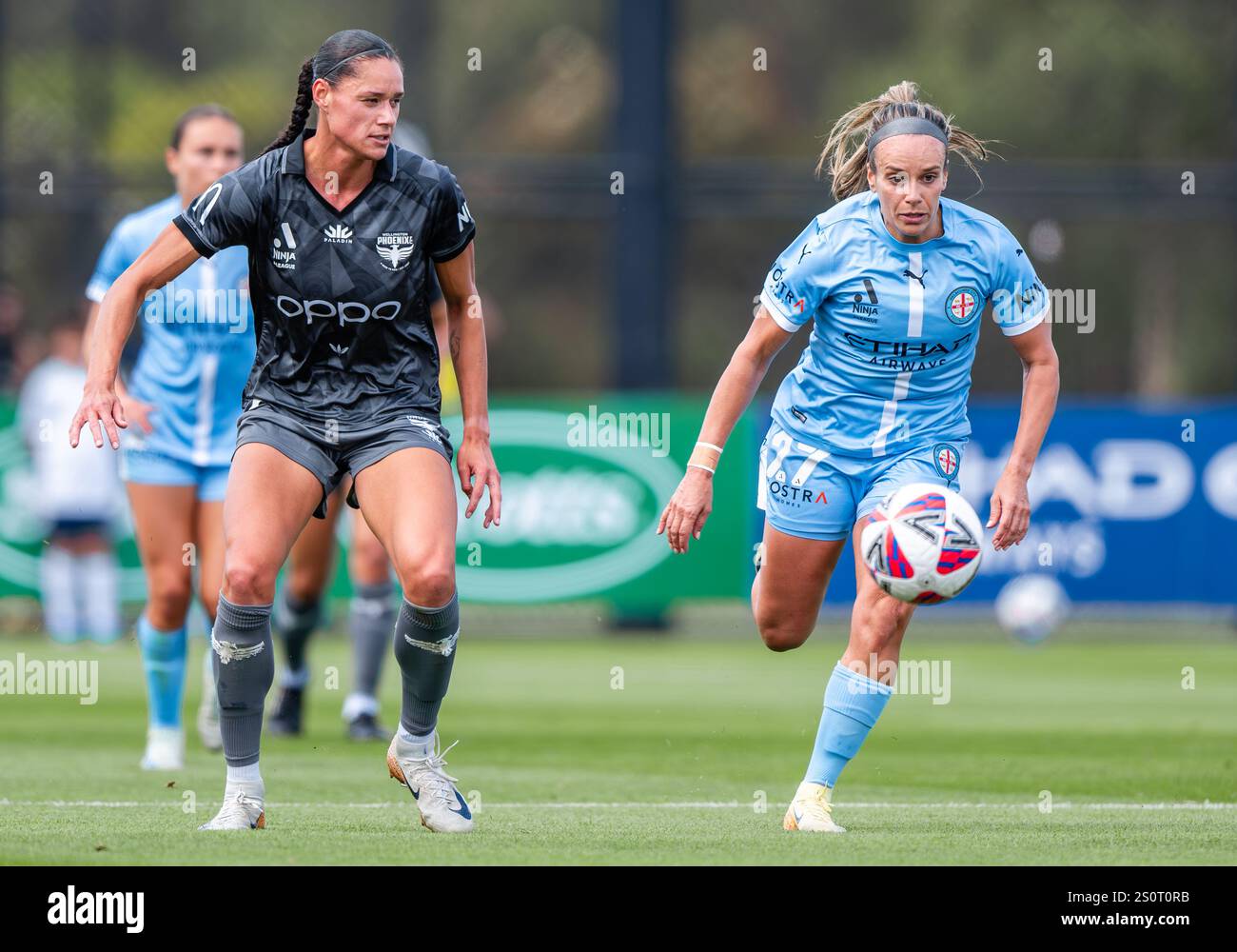 Cranbourne, Australia. 28th Dec, 2024. Melbourne City's Tyla-Jay ...