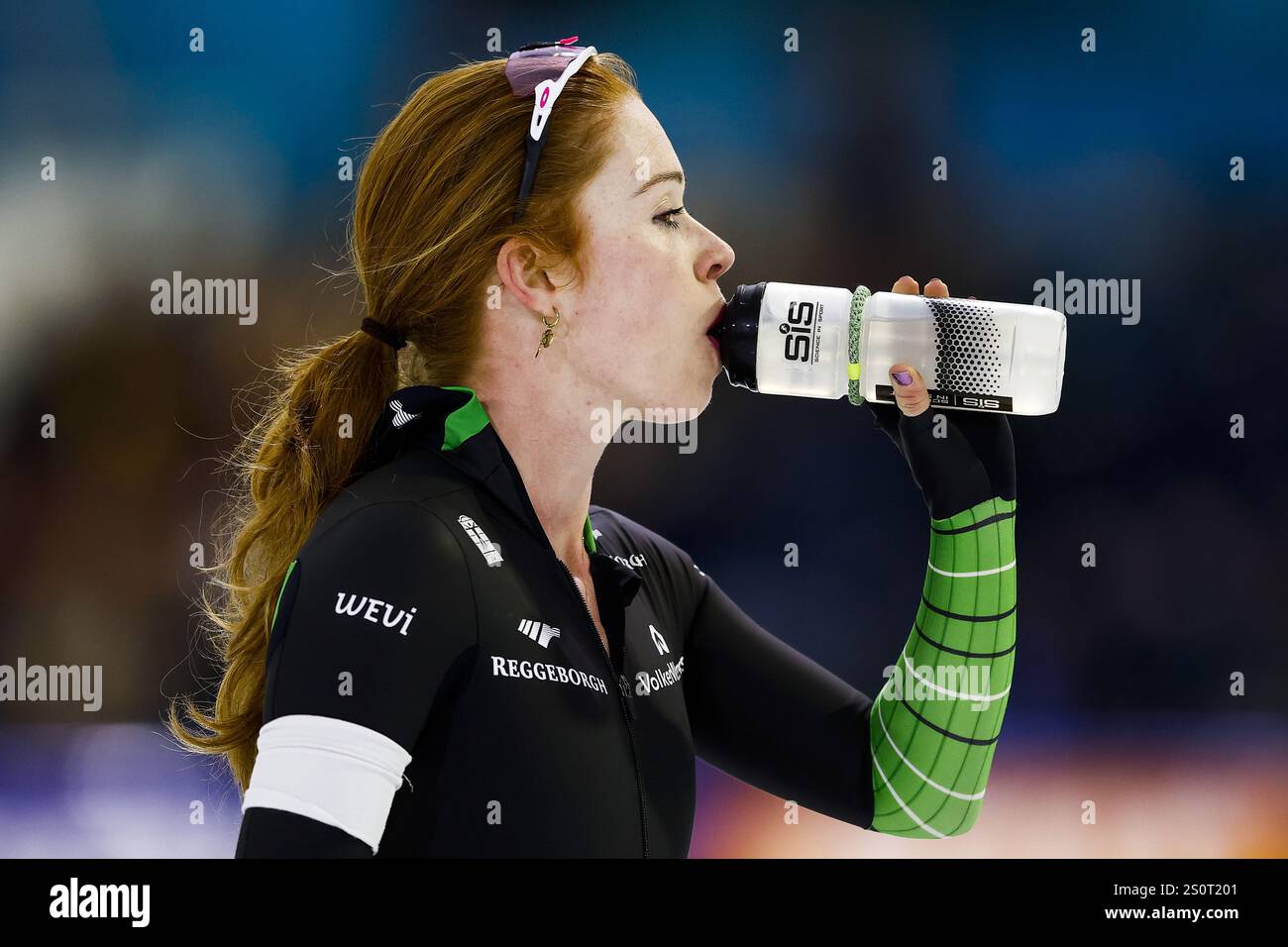 HEERENVEEN - Antoinette Rijpma - de Jong reacts after the 1500 meters ...