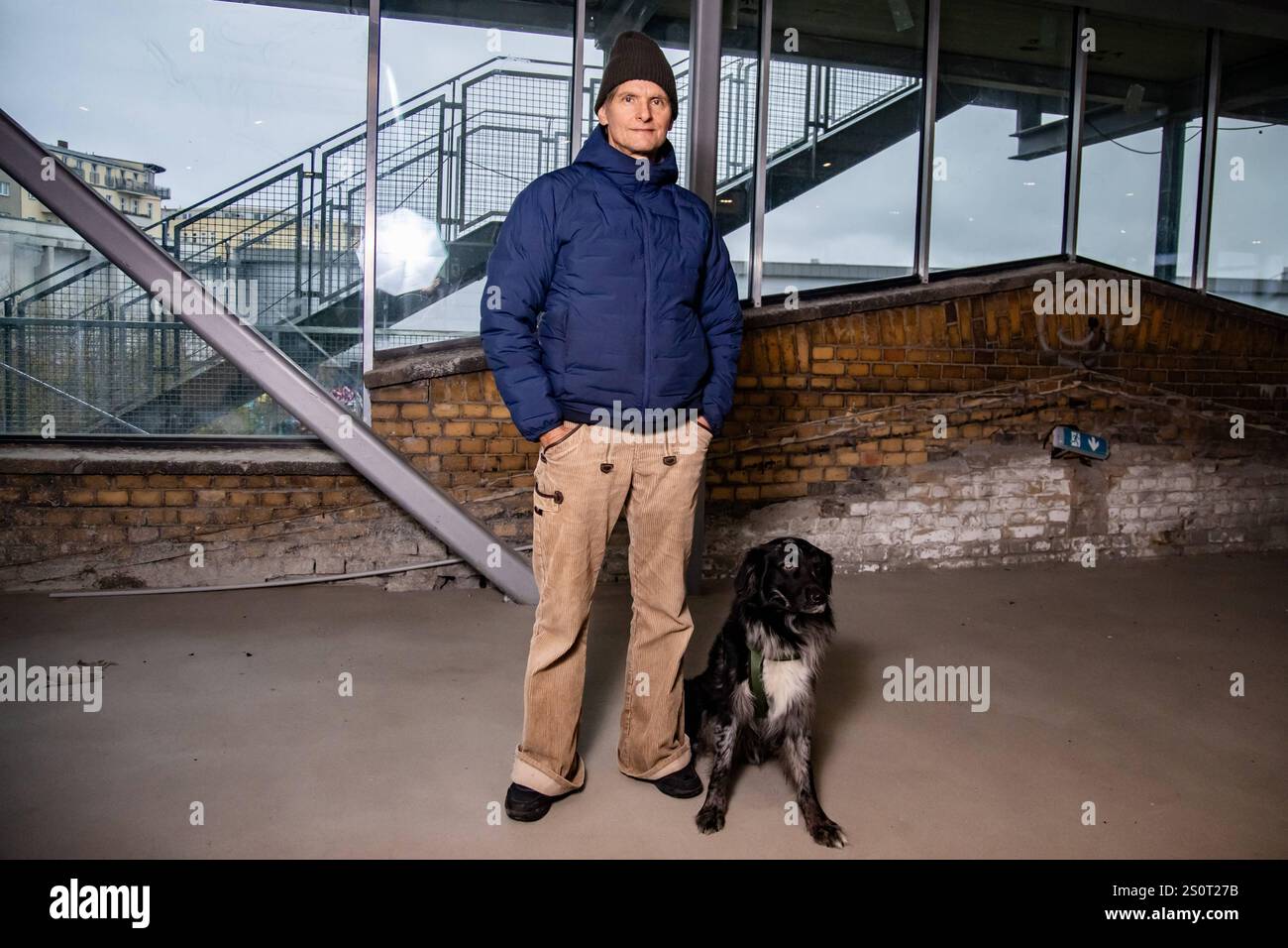 Architekt Peter Grundmann posiert für ein Bild im Zentrum für Kunst und ...