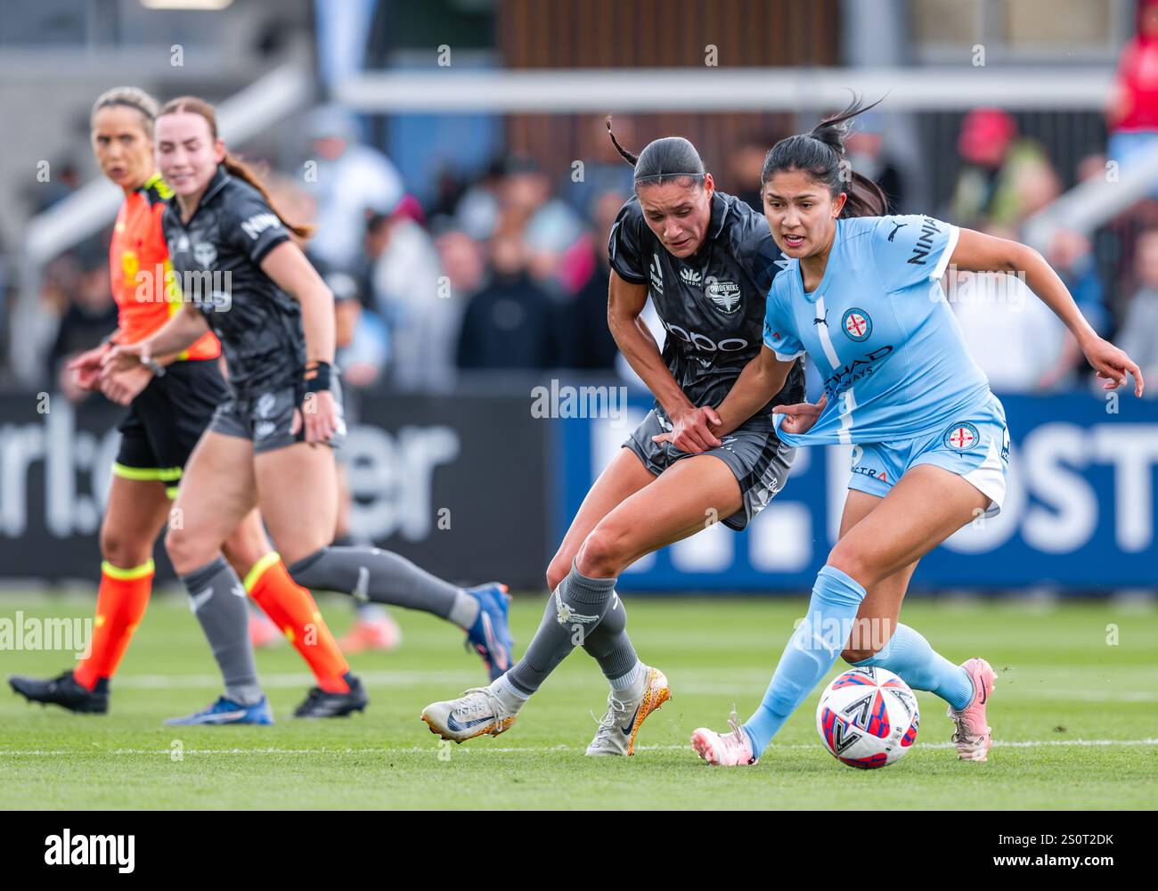 Cranbourne, Australia. 28th Dec, 2024. Melbourne City's Alexia ...