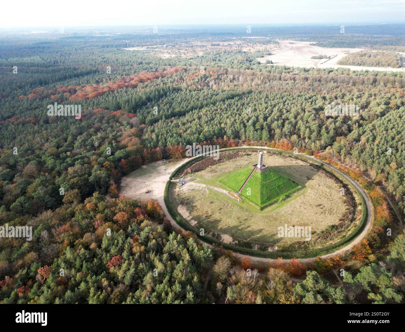Aerial view of the small village of De Rijp, The Netherlands Stock ...